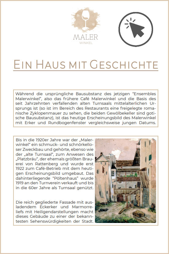 Speisekarte | Malerwinkel Restaurant & Veranstaltungszentrum in ...